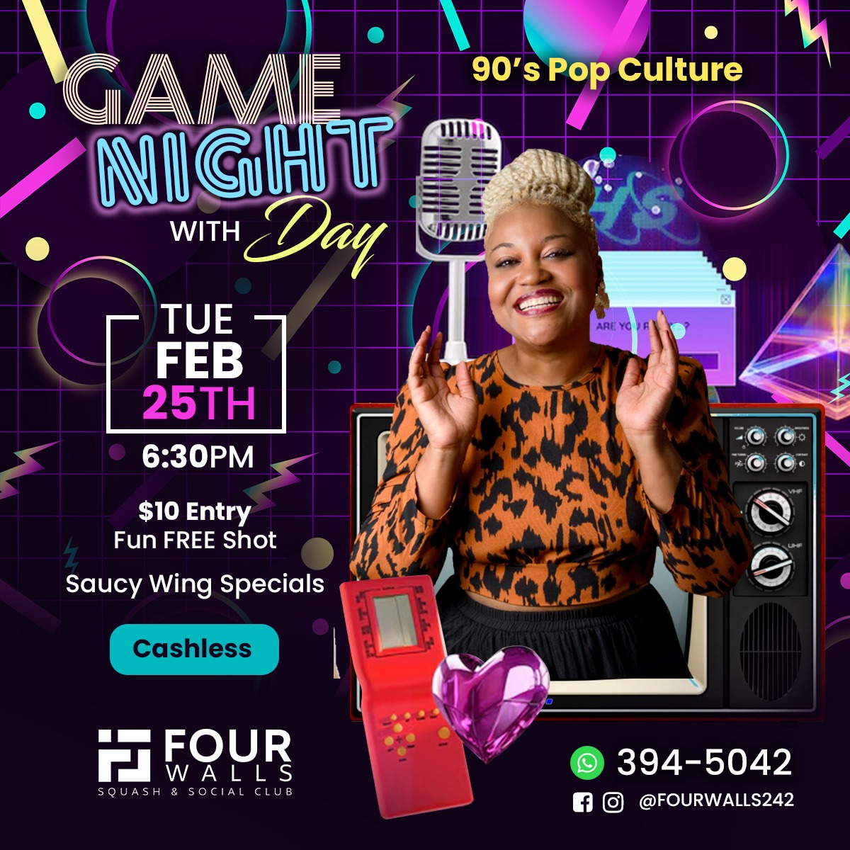 Game Night with Day - Four Walls